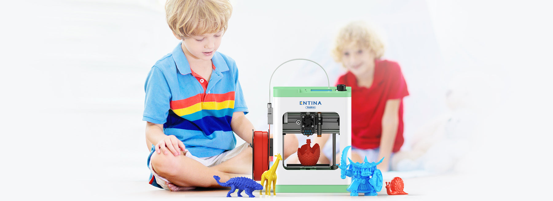 ENTINA Shop | Mini 3D Printer Easy for Beginners & Kids with Smart App