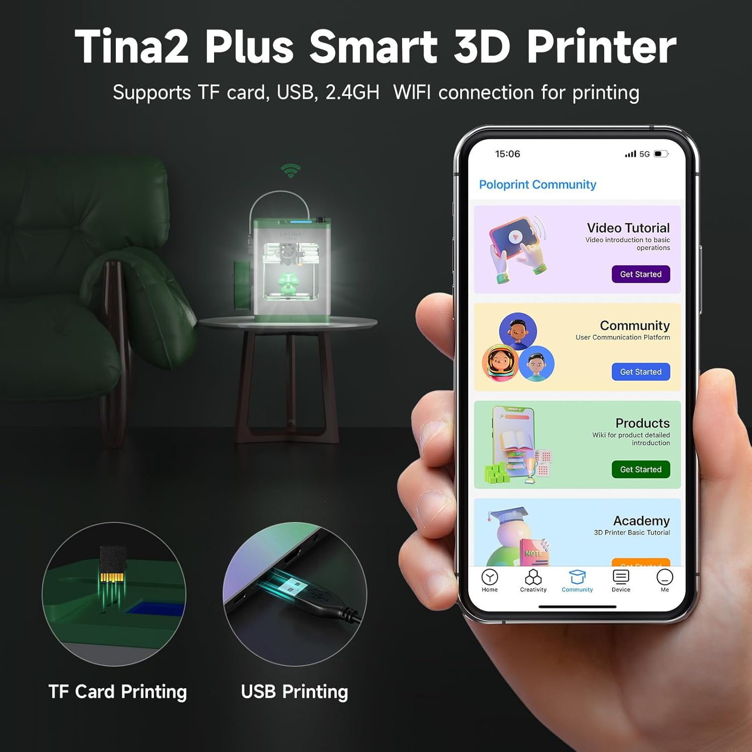 TINA2 PLUS 3D Printer – ENTINA
